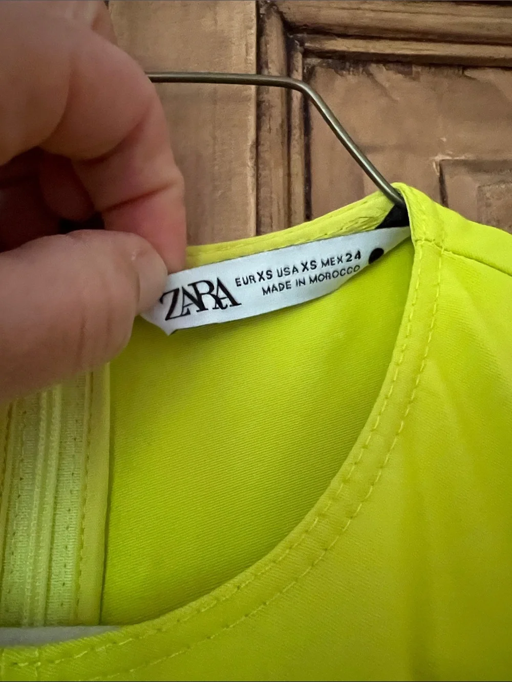 Zara | Dresses | Zara Neon Yellow Chartreuse Sleeveless Maxi Dress ...